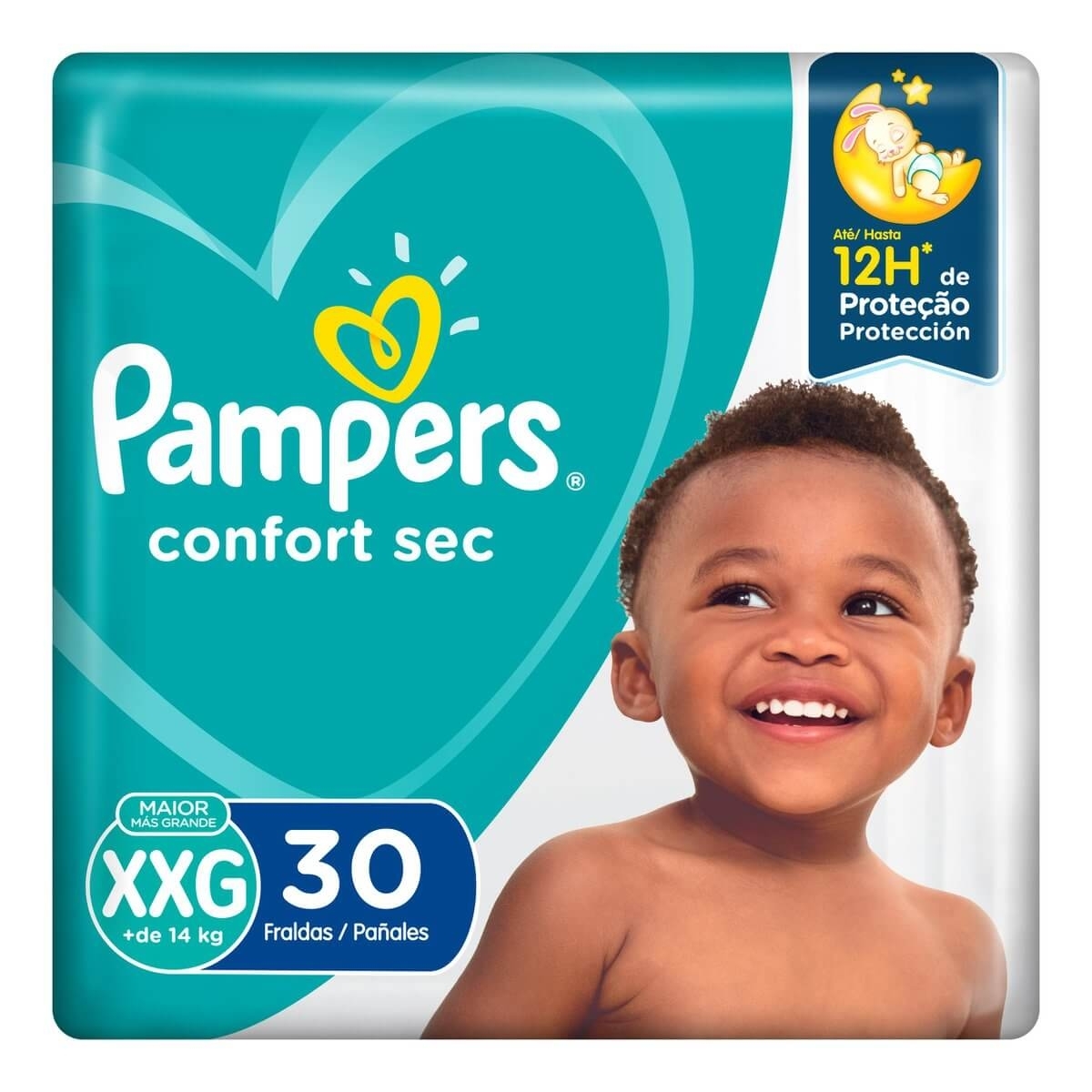 Fralda Pampers Confort Sec Xxg 30 Unidades Pandg