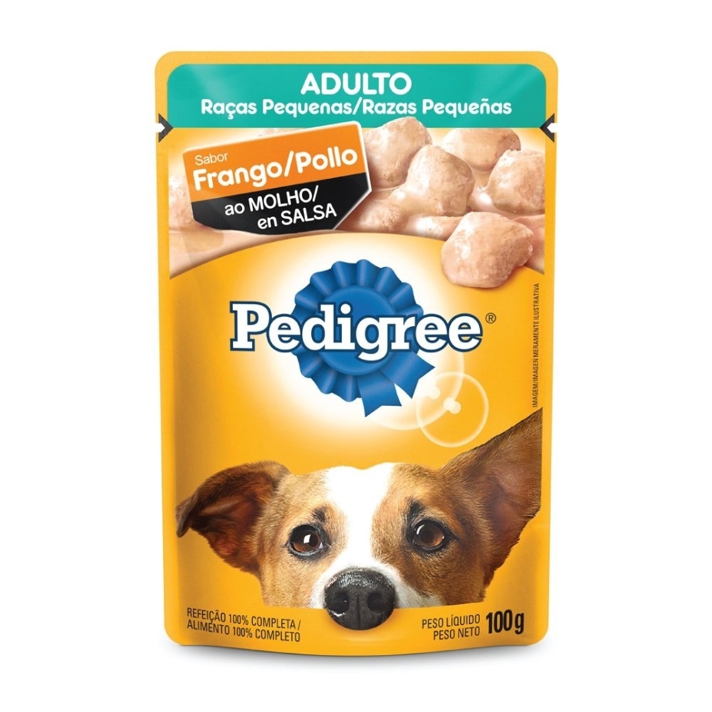 Pedigree Adulto Razas Pequeñas Pollo En Salsa Sobre 100 Grs