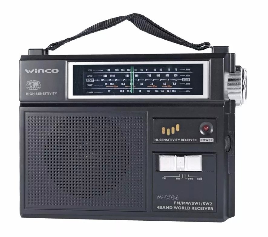 Radio Winco W2004 Fm Am 4 Bandas Dual 220v O A Pilas