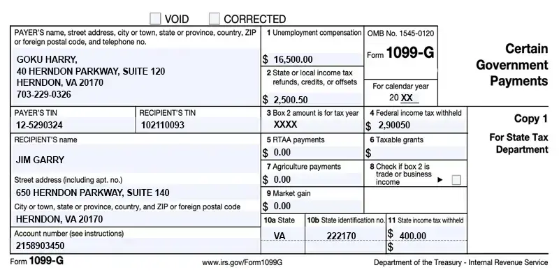 1099 G Form Online Securely E File 1099 G Form