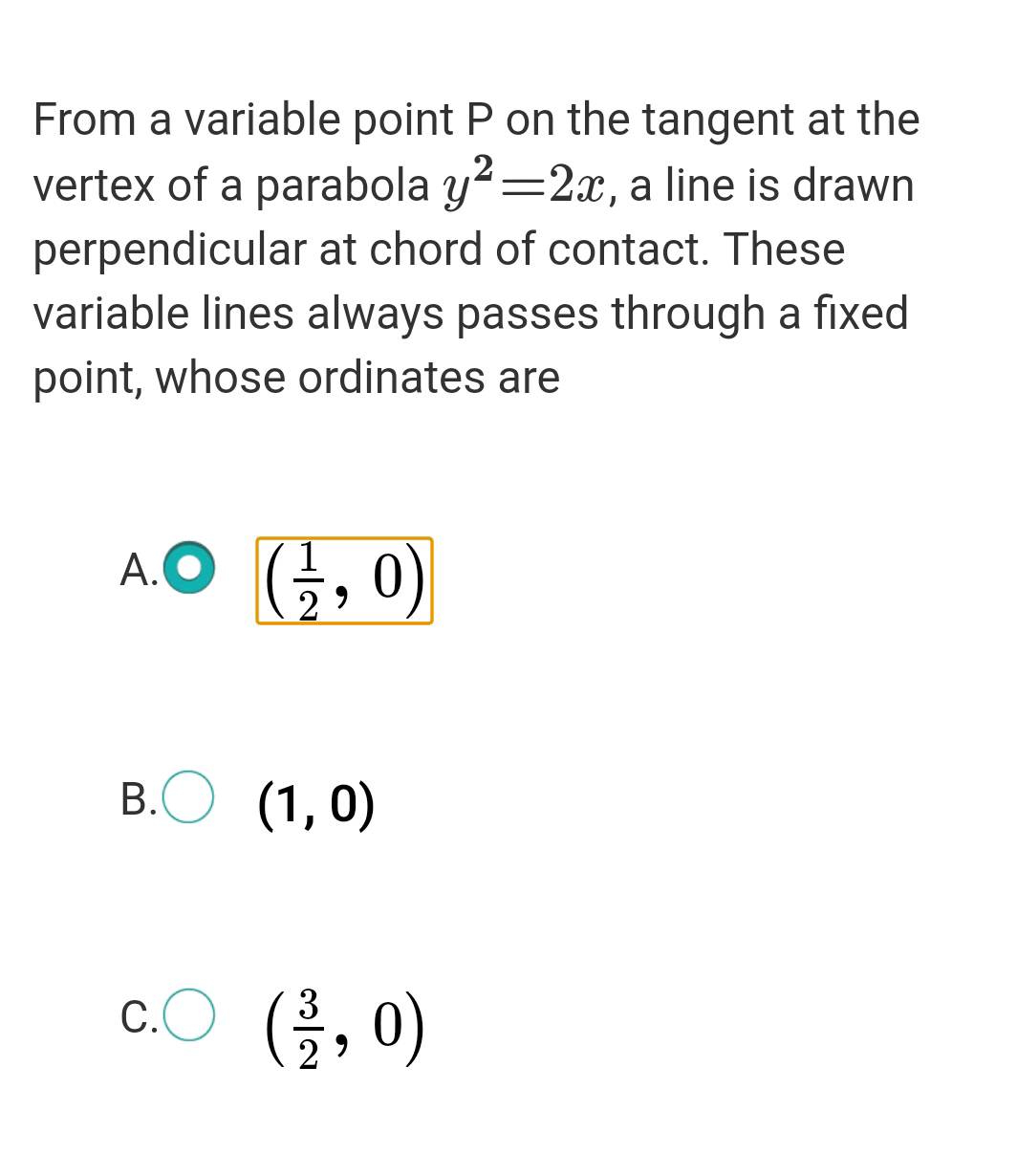 Tangents Are Drawn From The Points On The Line X Y 3 0 To