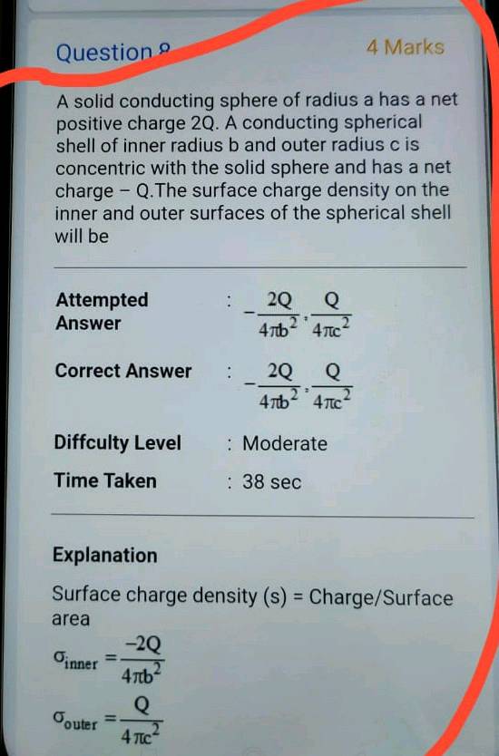 A Solid Conducting Sphere Of Radius A Has A Net Positive Charge 2q A