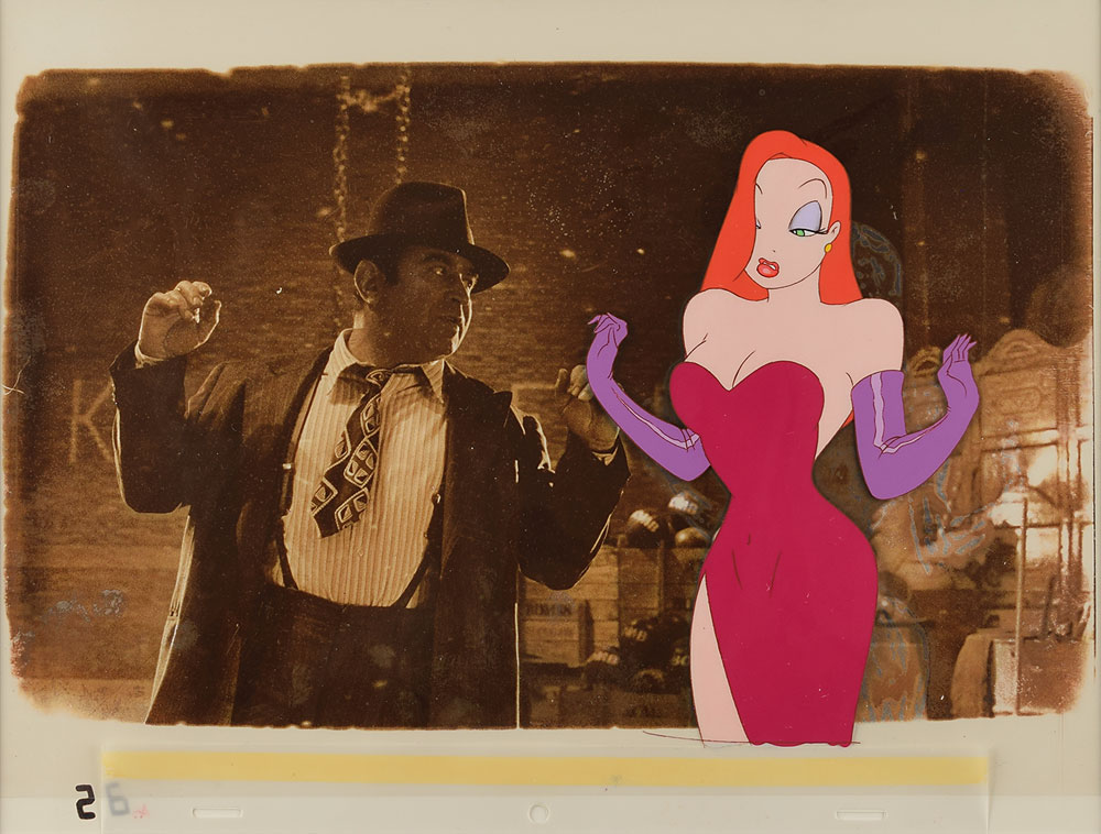 Jessica Rabbit Production Cel From Who Framed Roger Rabbit Rr