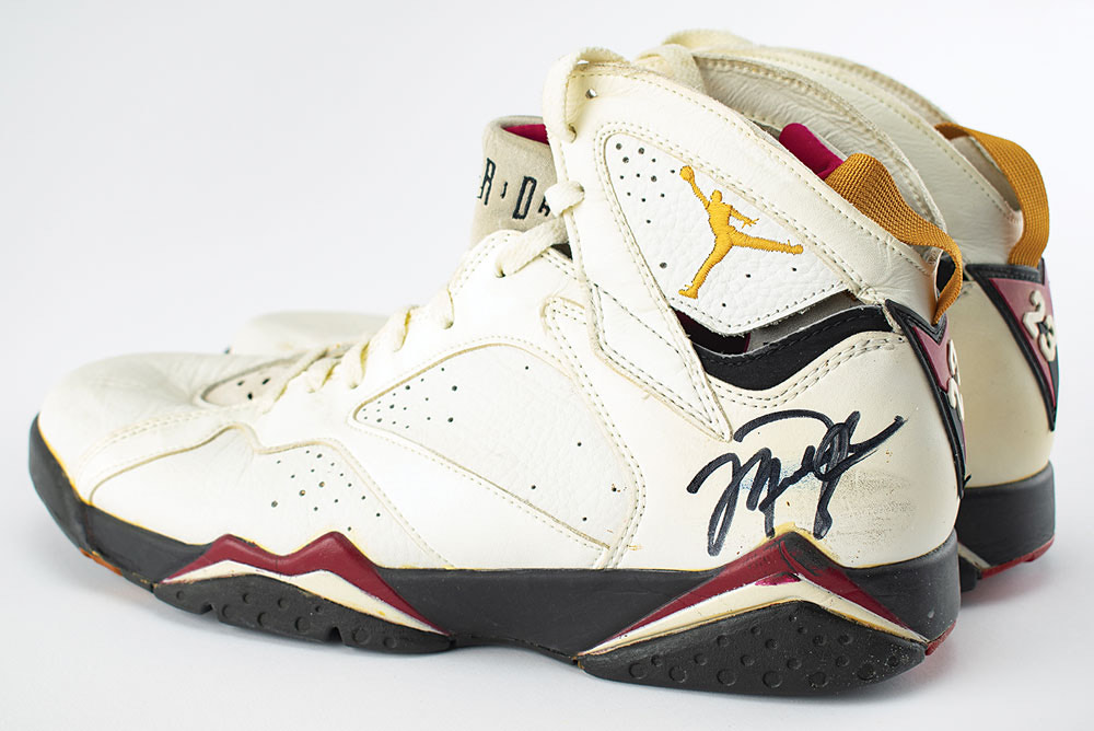 Michael Jordan Game Worn Nike Air Jordan Vii Sneakers Rr Auction