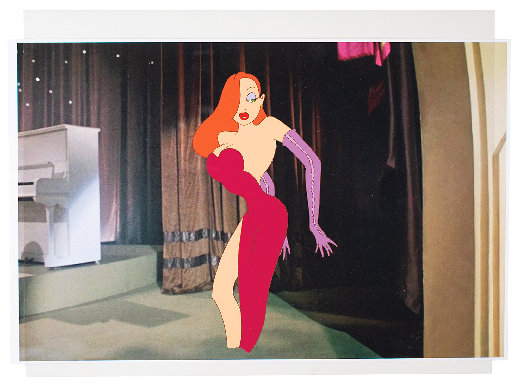 Jessica Rabbit Production Color Model Cel From Who Framed Roger Rabbit