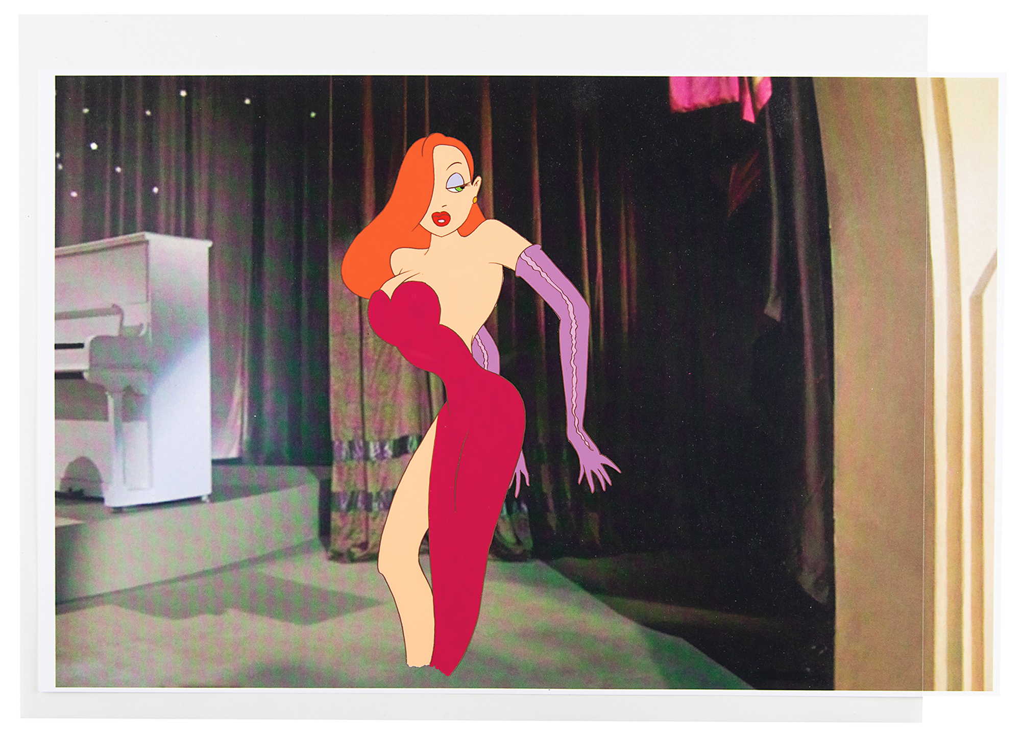 Jessica Rabbit Production Model Cel From Who Framed Roger Rabbit Rr