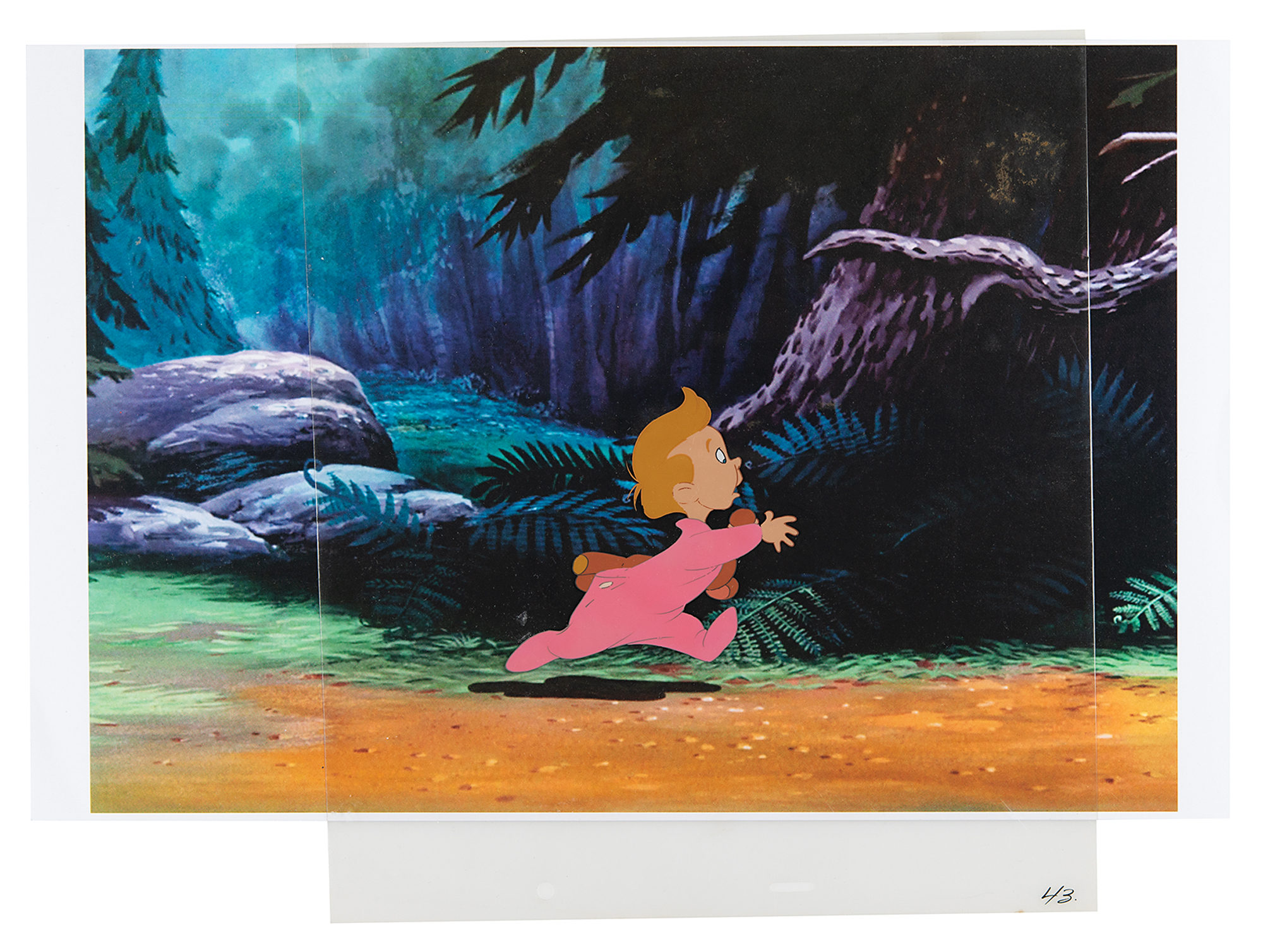 Michael Darling Production Cel From Peter Pan Rr Auction