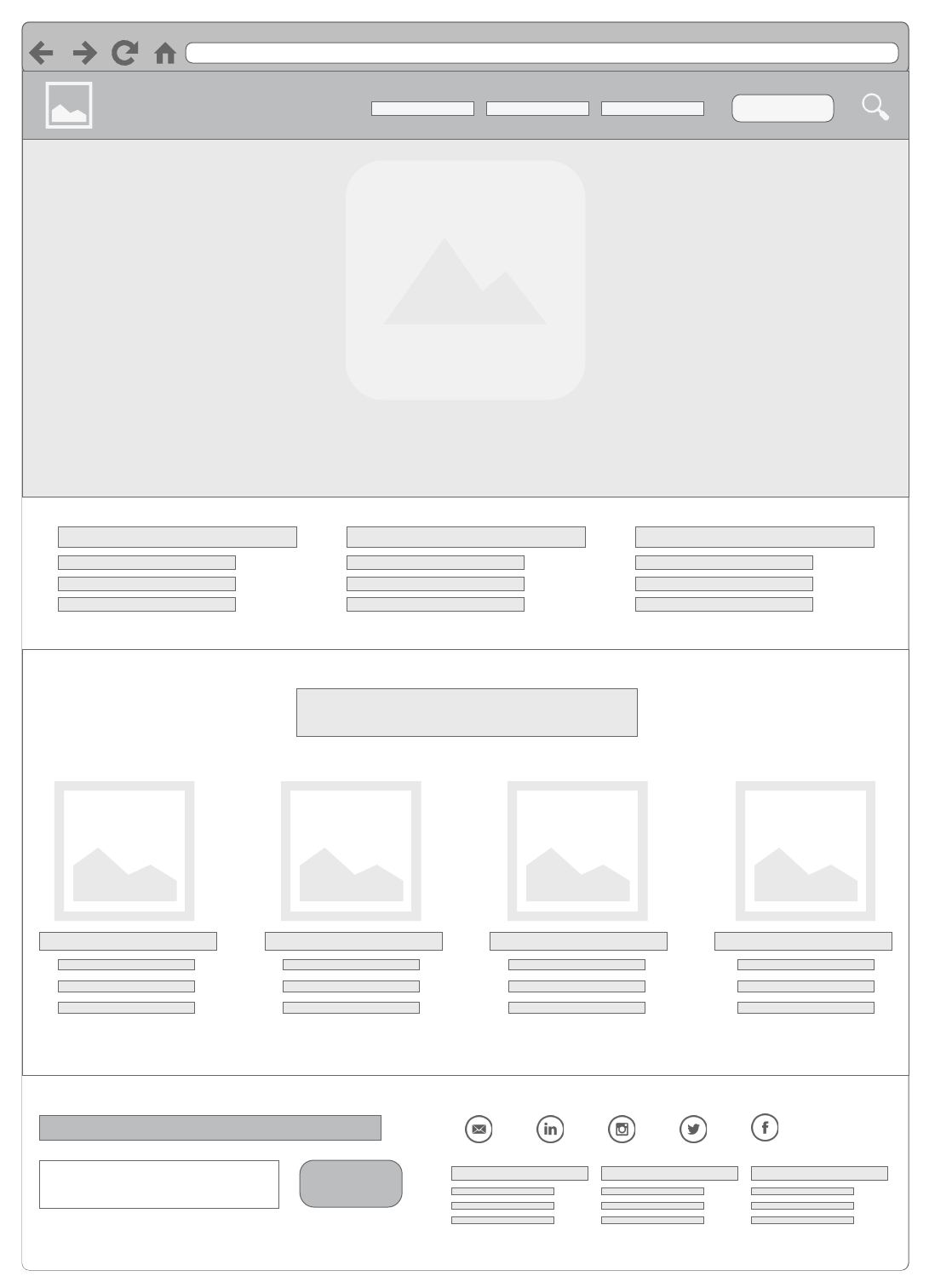 Wireframe Outline Examples