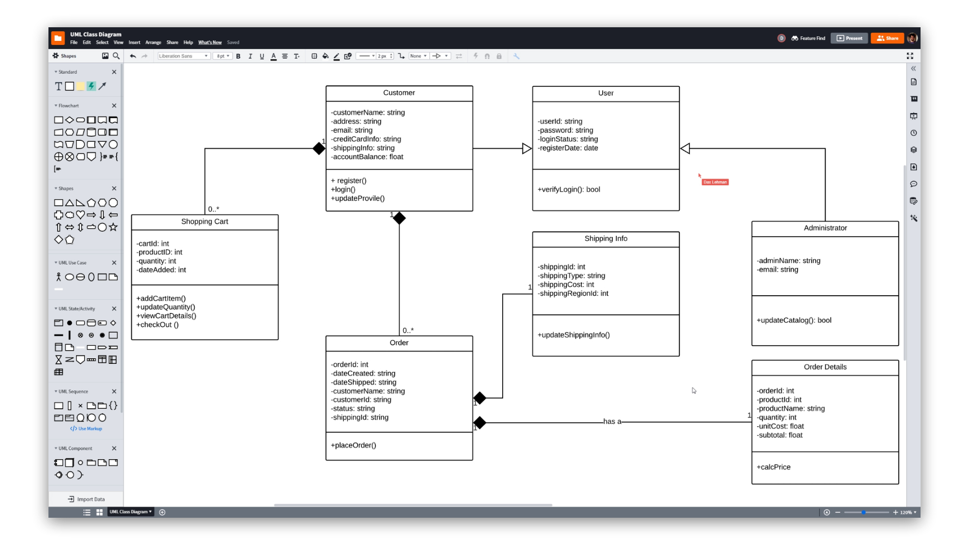 Uml Diagram Tool Lucidchart