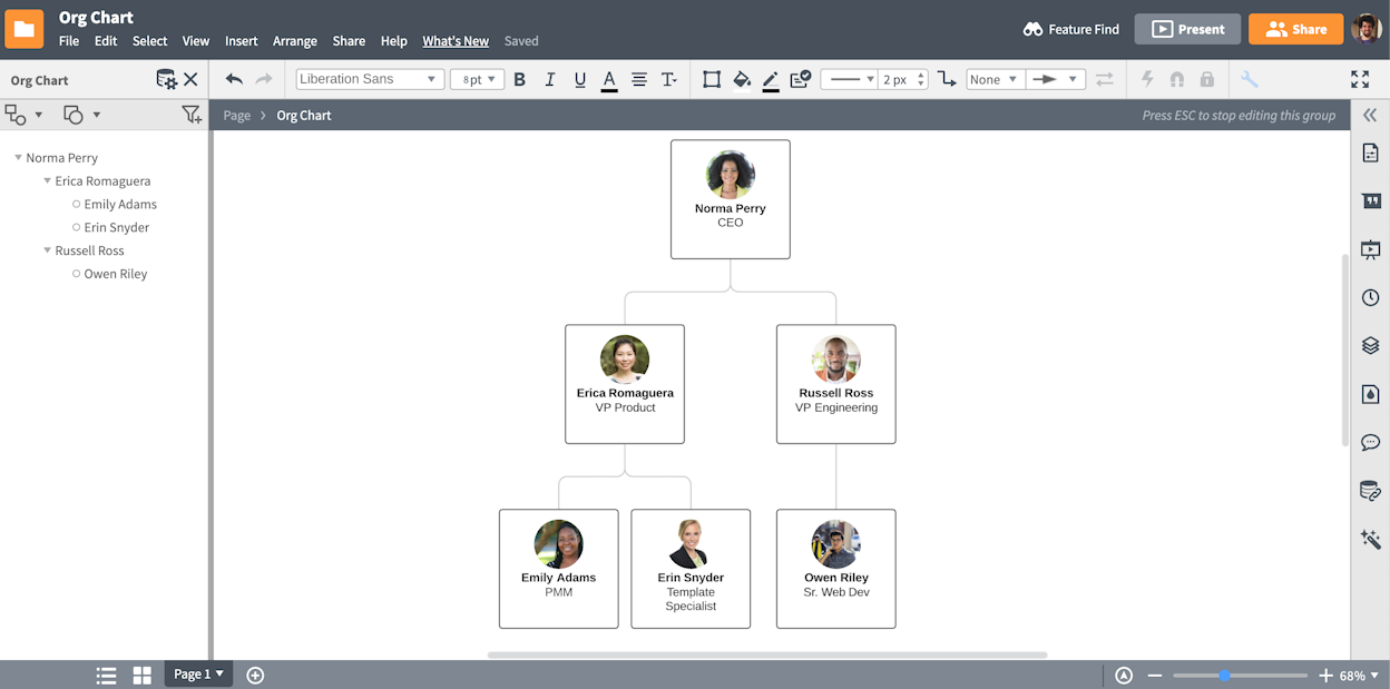 How To Make An Org Chart In Word Lucidchart