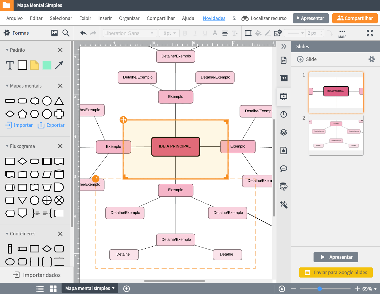 Mapa Mental Online Lucidchart