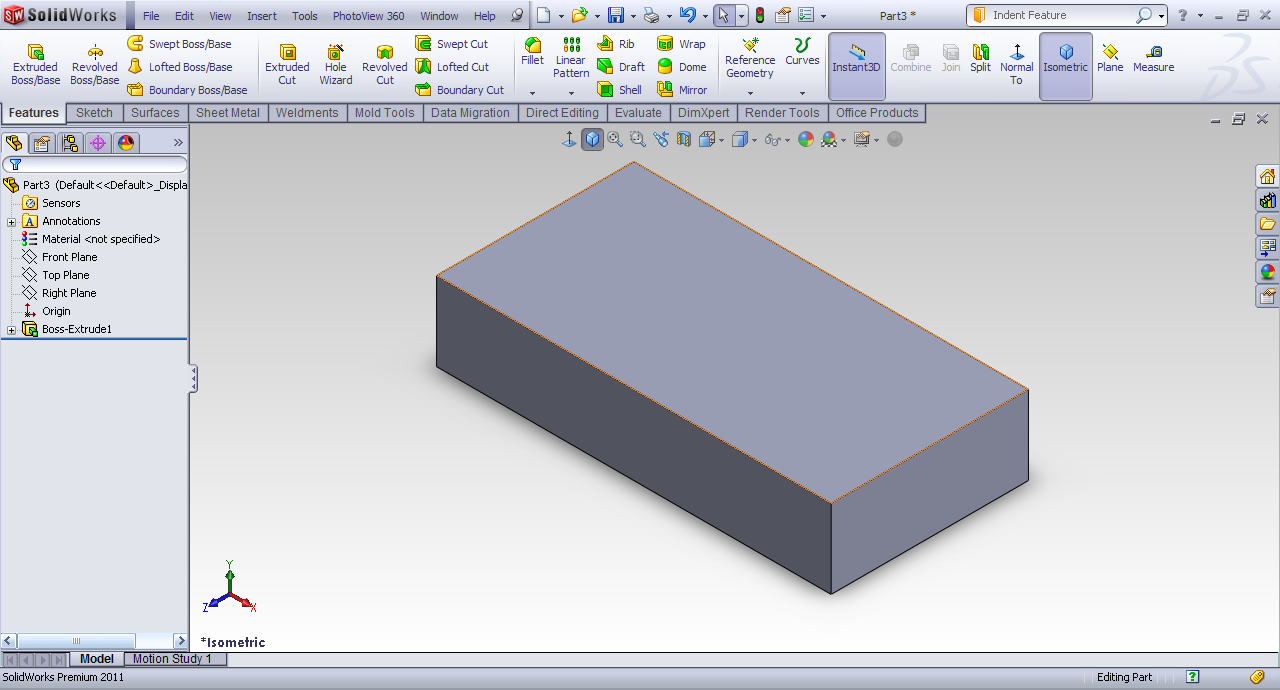 Tutorial Using Cut With Surface Feature In Solidworks Grabcad