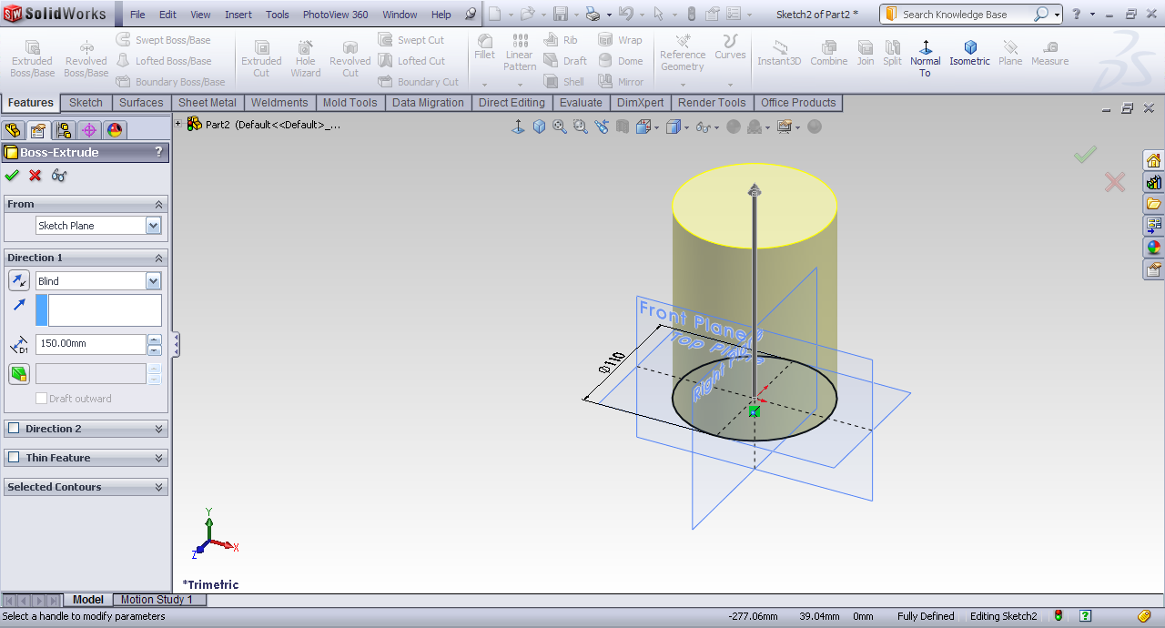 Tutorial Using Dome Feature In Solidworks Grabcad Tutorials