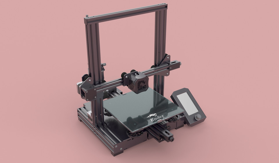 Ender 3 V2 Cad Model Draw Imagine Create