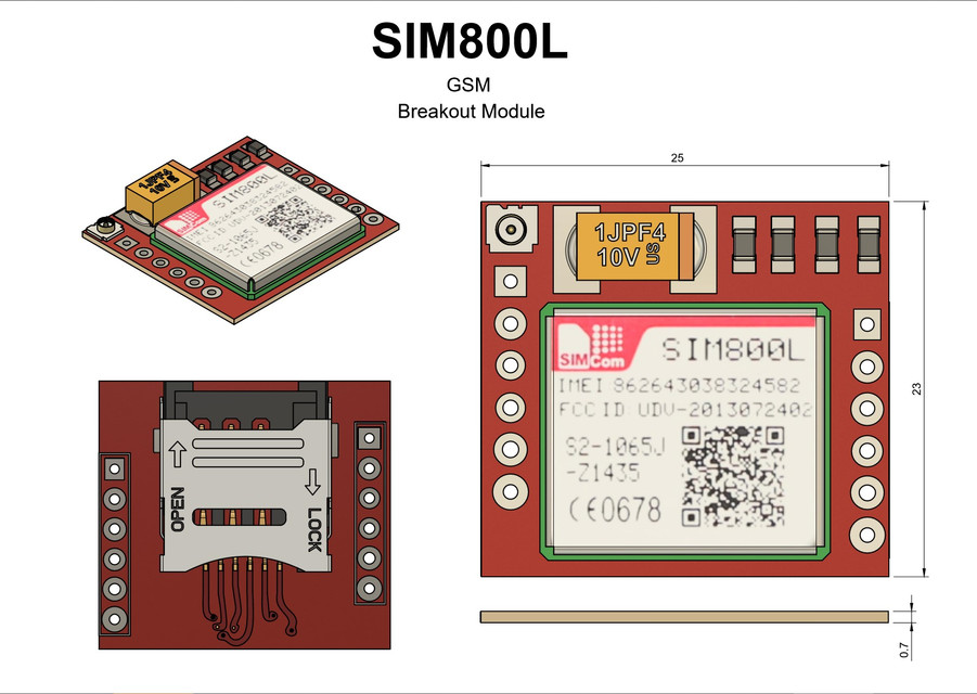 Sim800l Gsm Module Pinout Datasheet Equivalent Circuit 48 Off