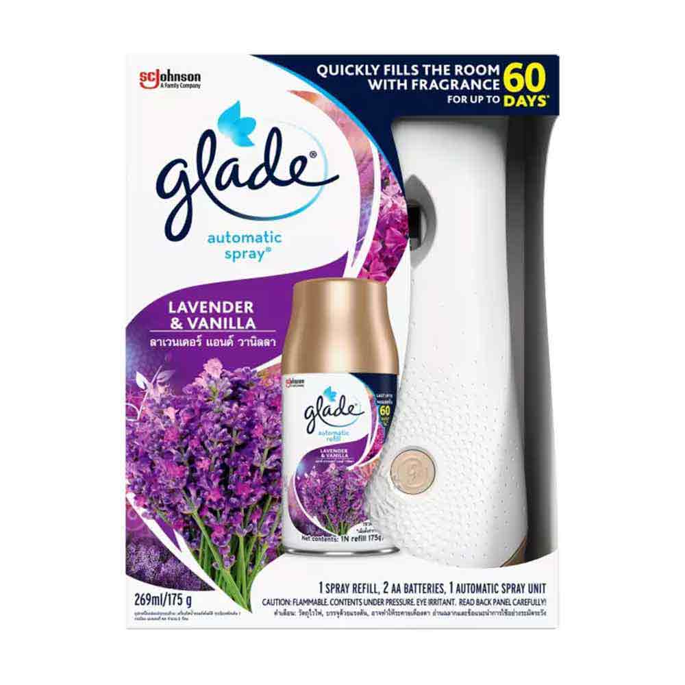 Glade Automatic Spray Lavender And Vanilla 175g All Day Supermarket