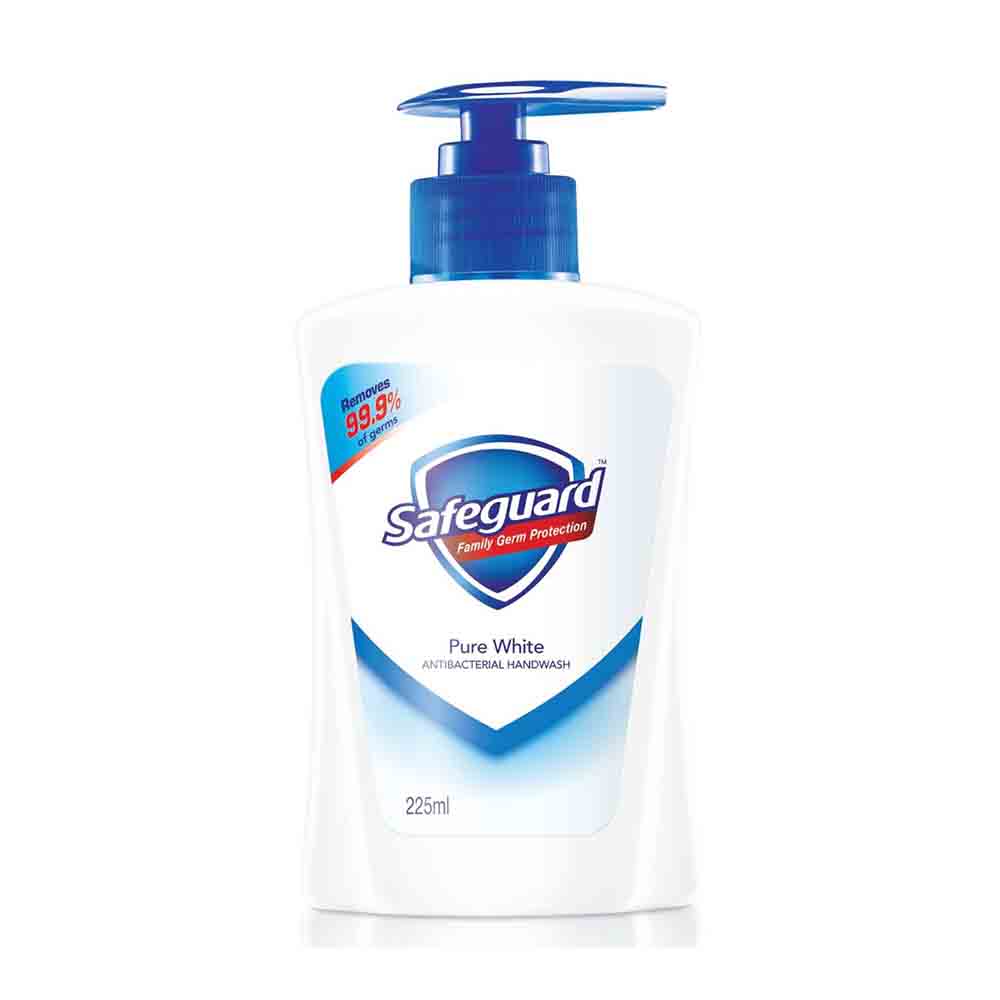 Safeguard Liquid Hand Soap Pure White 225ml All Day Supermarket