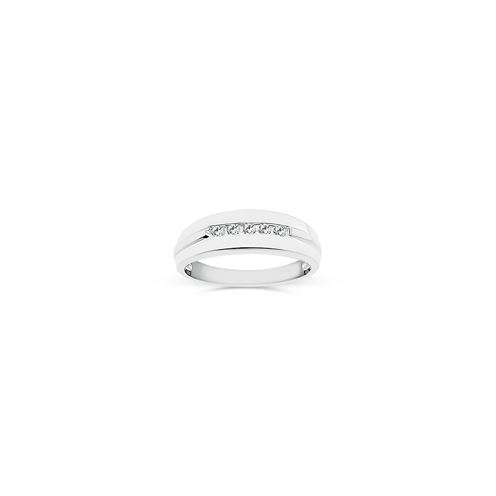 Sterling Silver Mens Cubic Zirconia Ring D3749 Stonex Jewellers