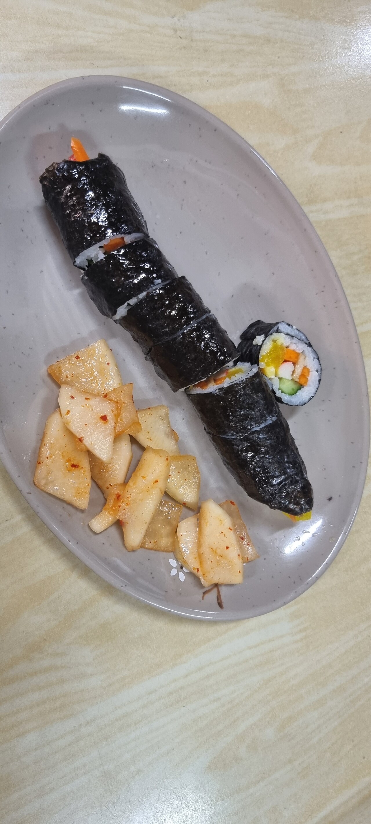 블라인드 블라블라 김밥 한줄에