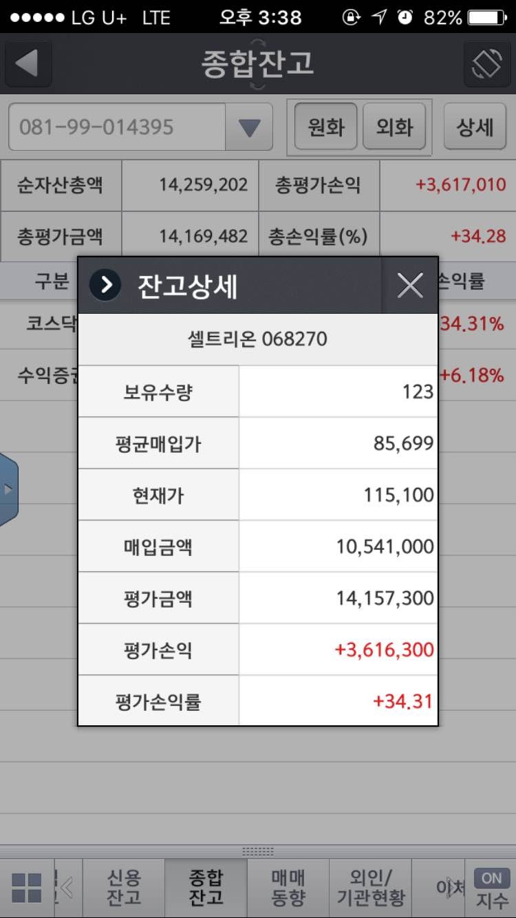 블라인드 주식·투자 주식 수익률 인증하는게 대세야