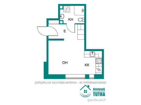 Vuokrataan Kerrostalo Yksiö Kuopio Keskusta Kirkkokatu 48 50 B