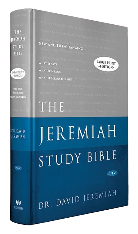 Jeremiah Study Bible Niv Large Print Hardback