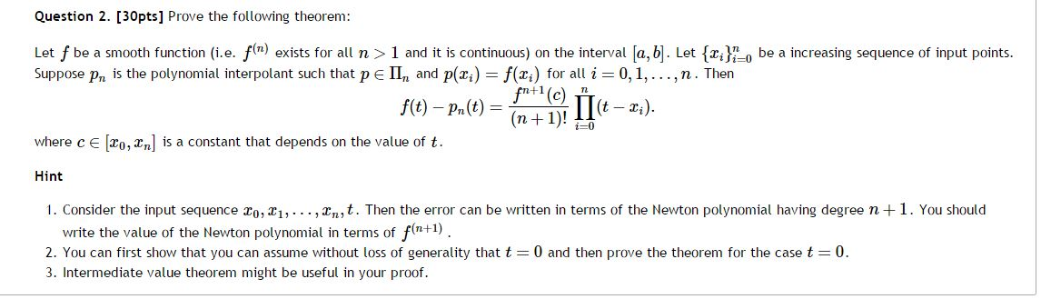 Let F Be A Smooth Function Ie Fn Exists For All