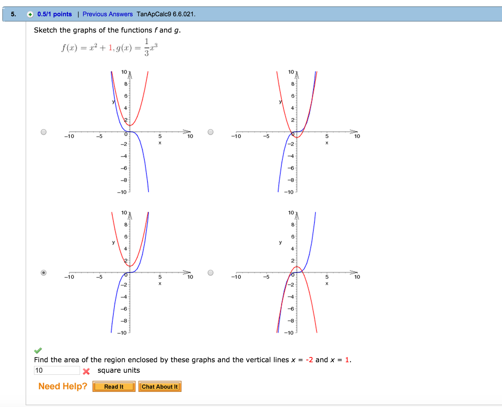 Solved Sketch The Graphs Of The Functions F And G Fx