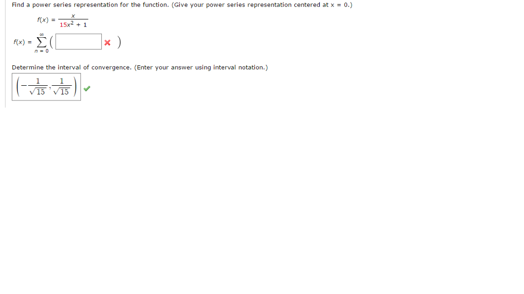 Solved Find A Power Series Representation For The Function