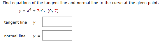 Solved 1 Find Equations Of The Tangent Line And Normal Line