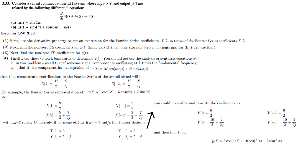 Solved Consider A Causal Continuous Time Lti System Whose