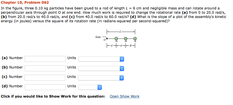 Solved In The Figure Three 010 Kg Particles Have Been