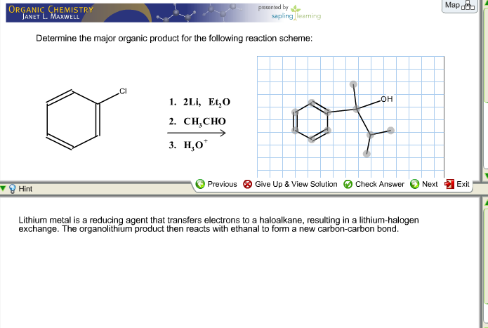 Solved Determine The Major Organic Product For The Following