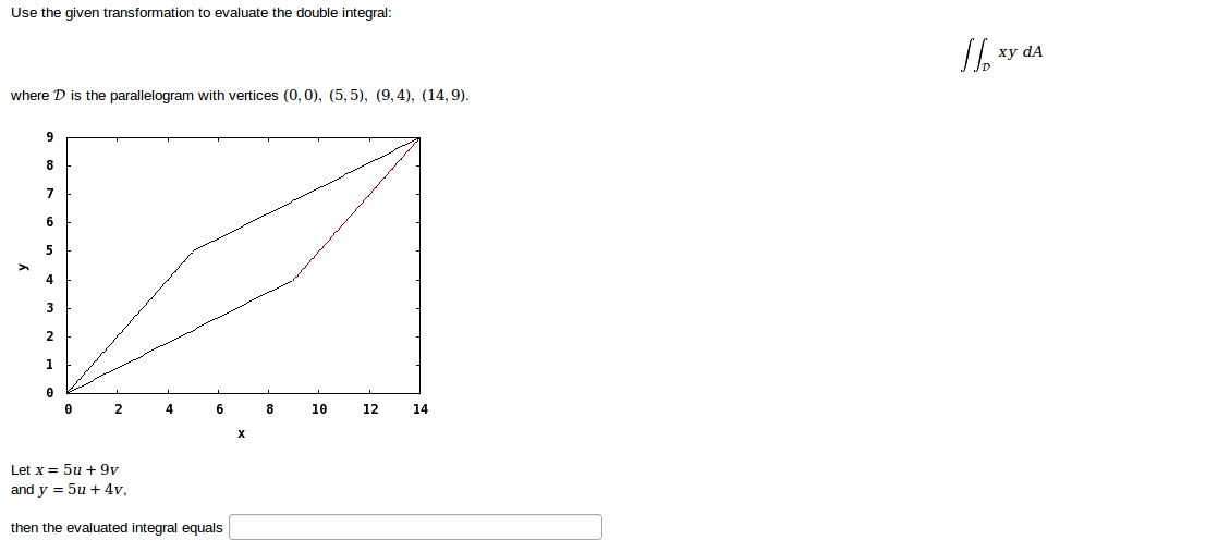 Use The Given Transformation To Evaluate The Double