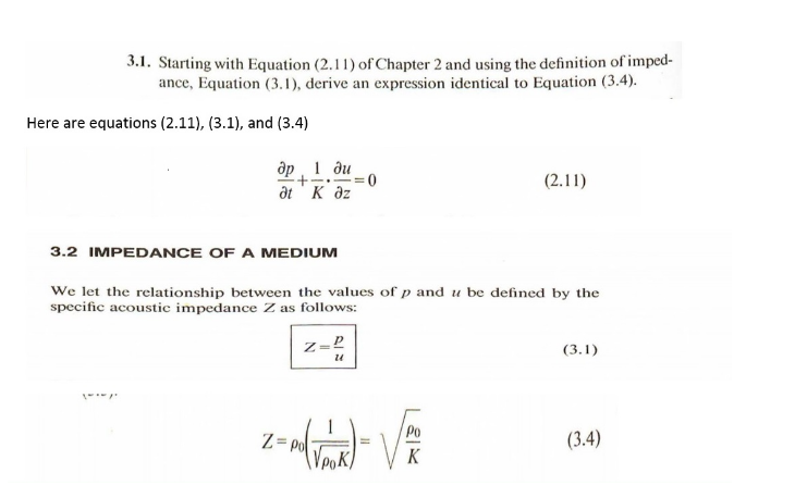 Solved 31 Starting With Equation 21 Of Chapter 2 And