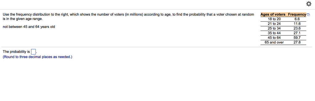 Solved Use The Frequency Distribution To The Right Which