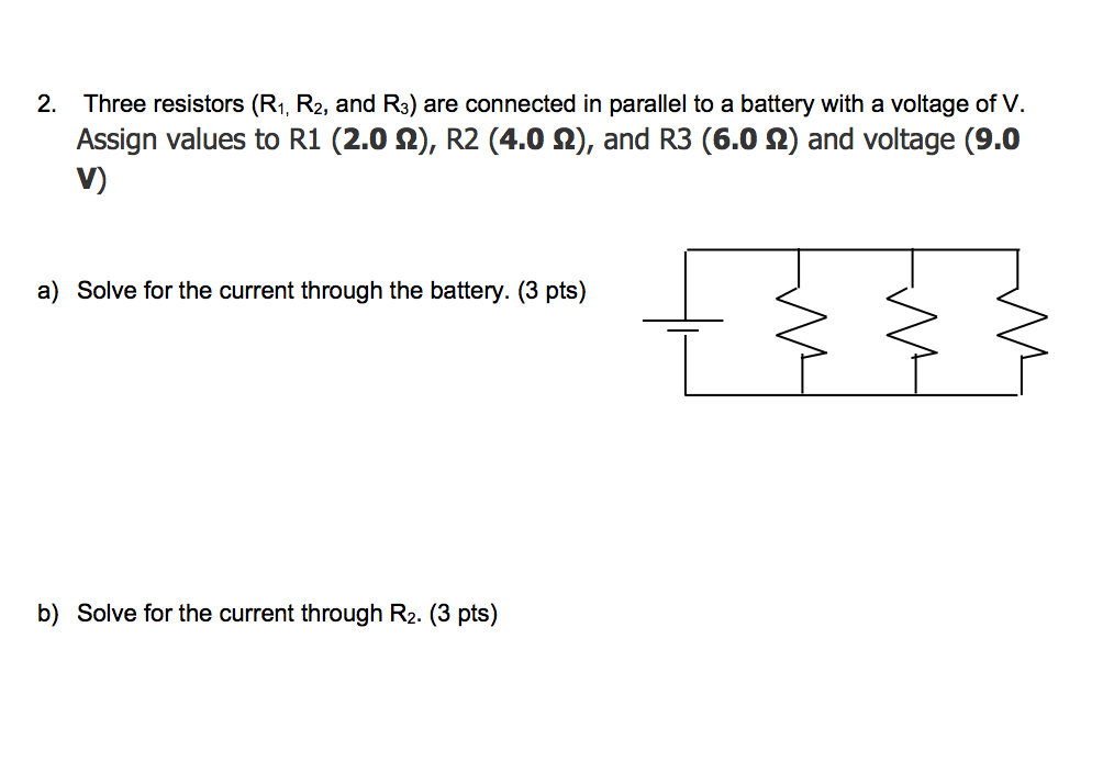 Solved 2 Three Resistors R1 R2 And R3 Are Connected In