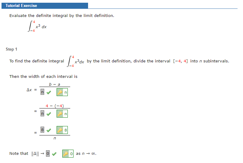 Solved Tutorial Exercise Evaluate The Definite Integral By