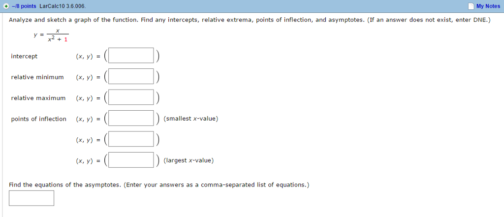 Solved Analyze And Sketch A Graph Of The Function Find Any