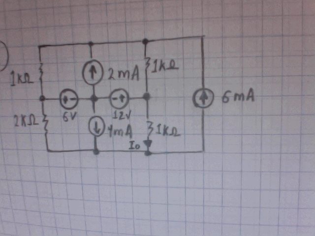 Solved Find Io In The Following Circuit By Mesh Analysis