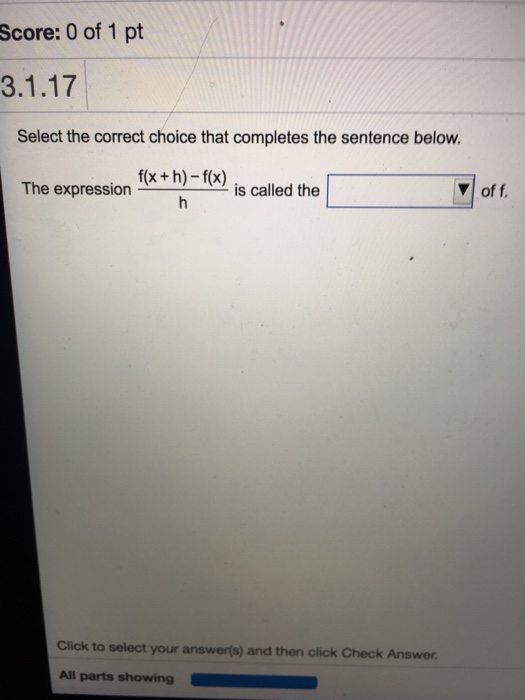 Solved Select The Correct Choice That Completes The Sentence