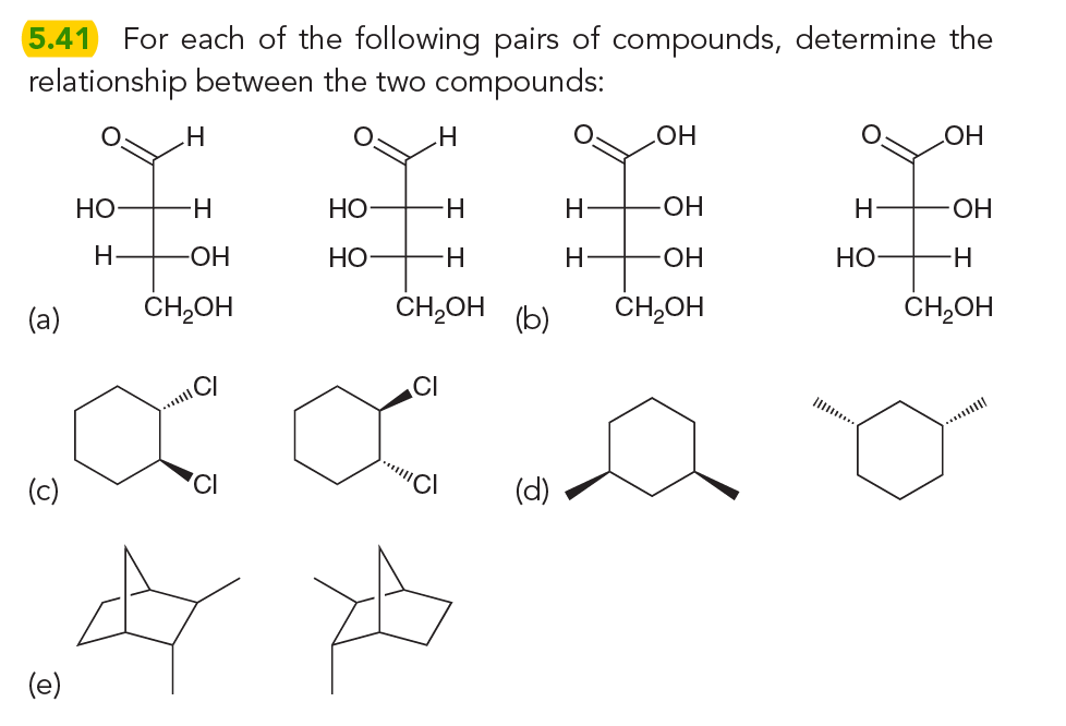 Solved For Each Of The Following Pairs Of Compounds