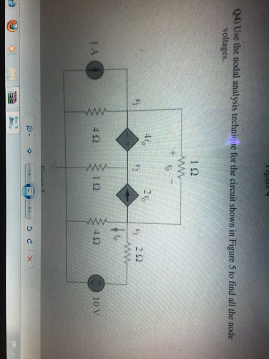 Solved Use The Nodal Analysis Technique For The Circuit