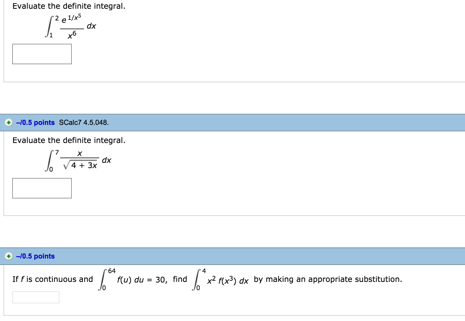 Solved Evaluate The Definite Integral Integral12