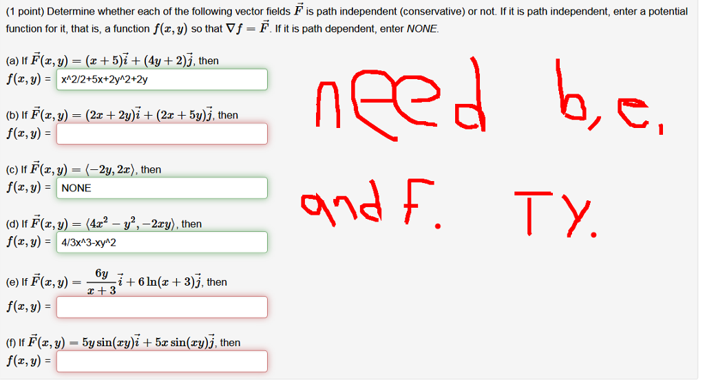 Solved 1 Point Determine Whether Each Of The Following