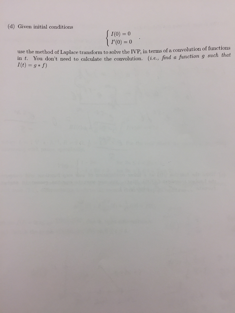 Solved 3 Rlc Circuit With Periodic Forcing Consider The