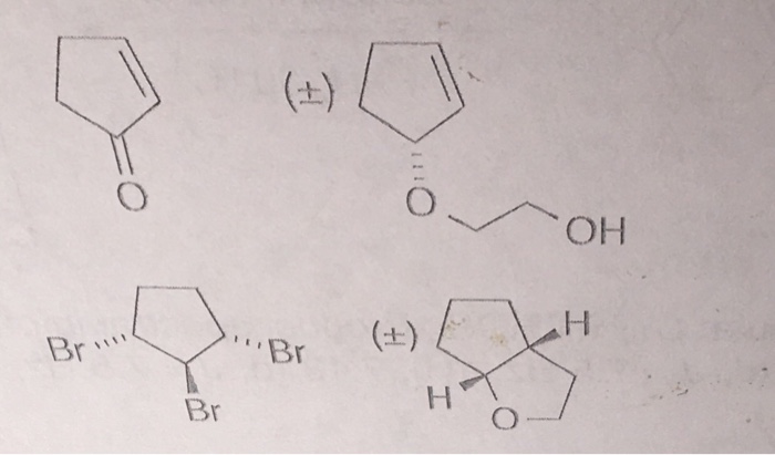 Solved Draw The Synthesis From Cyclopentane Using Any