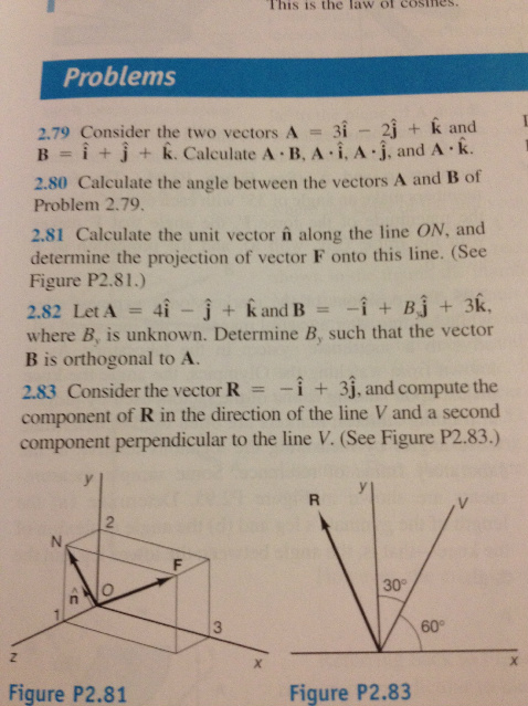 Solved Consider The Two Vectors A 3i 2j K And H I