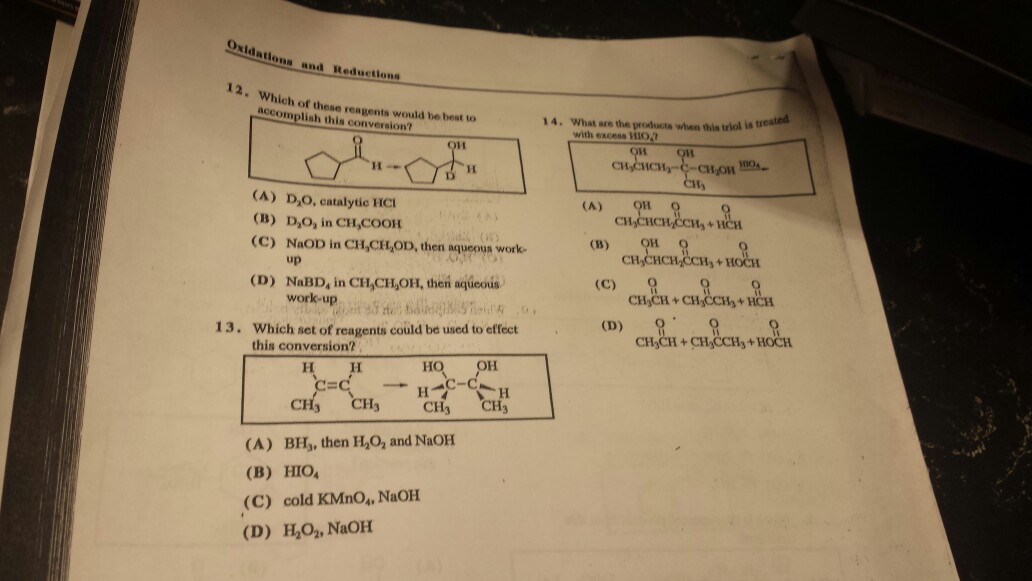 Solved Oxidatlons And Reductions 仓 Oxidations Ad Redaction