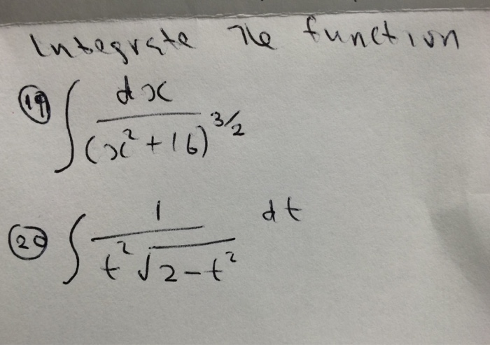 Solved Integrate The Function Integrate Dxx 32